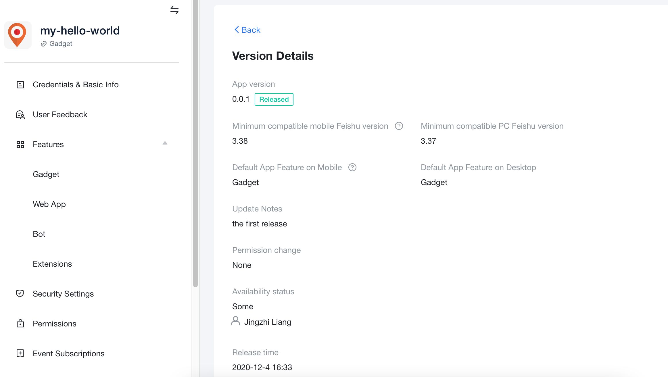Documentation - Lark Developer
