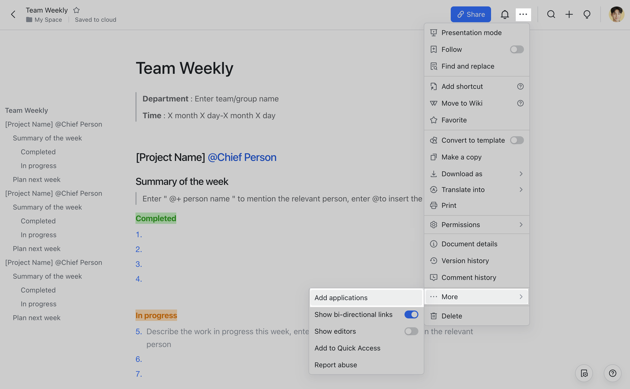 Documentation - Lark Developer