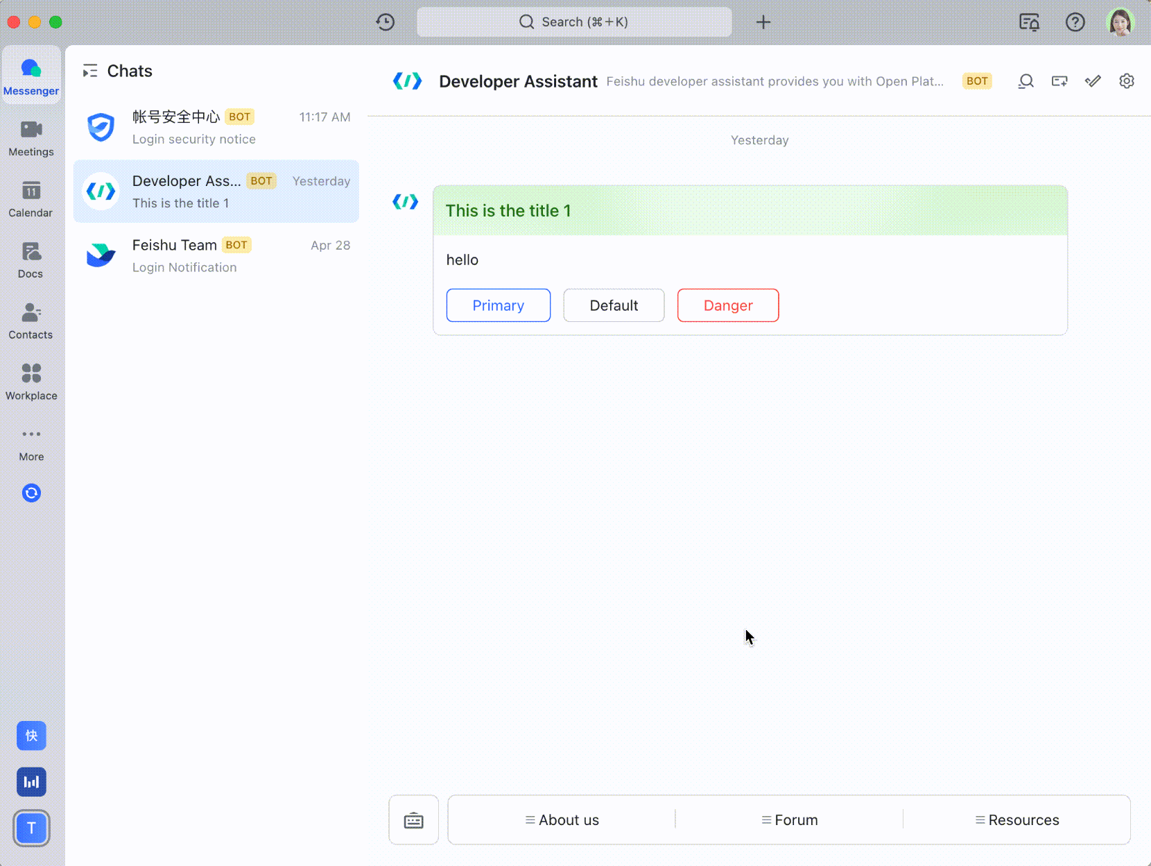 Documentation - Lark Developer