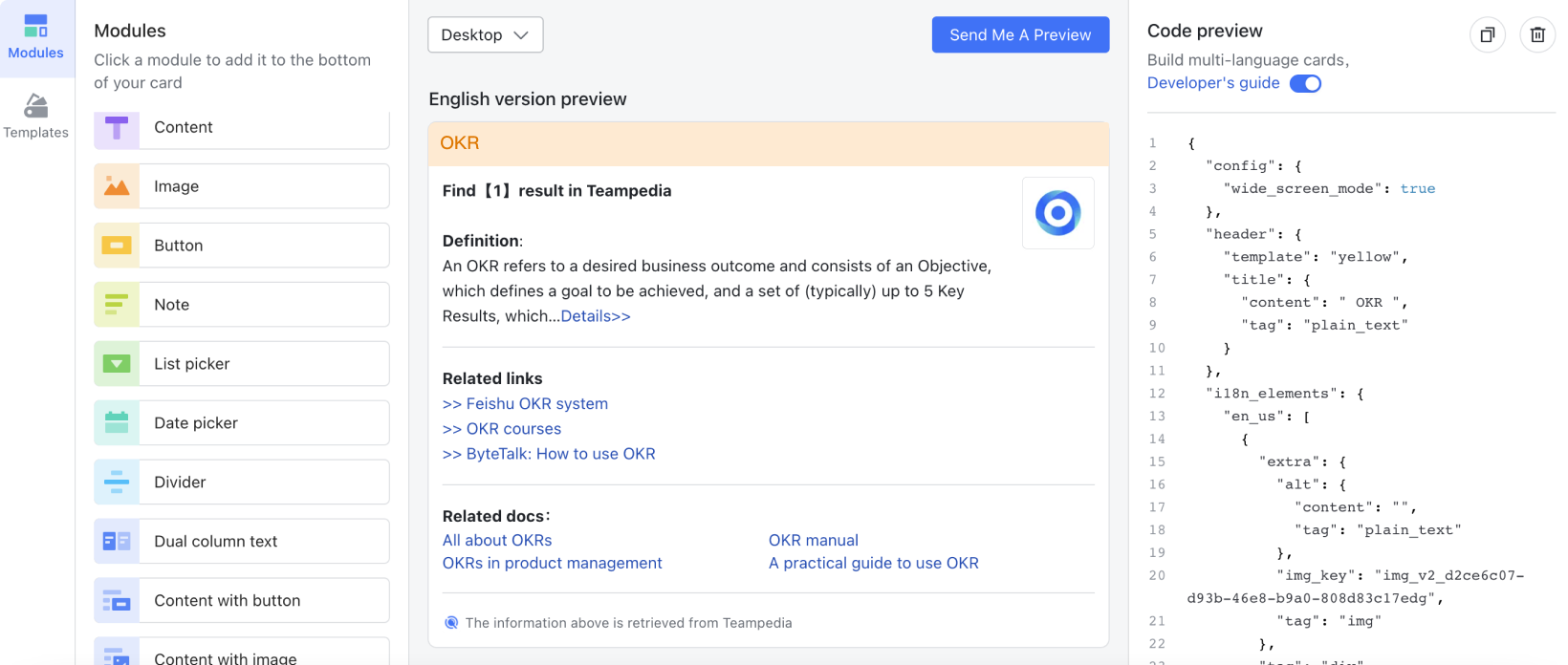 Documentation - Lark Developer