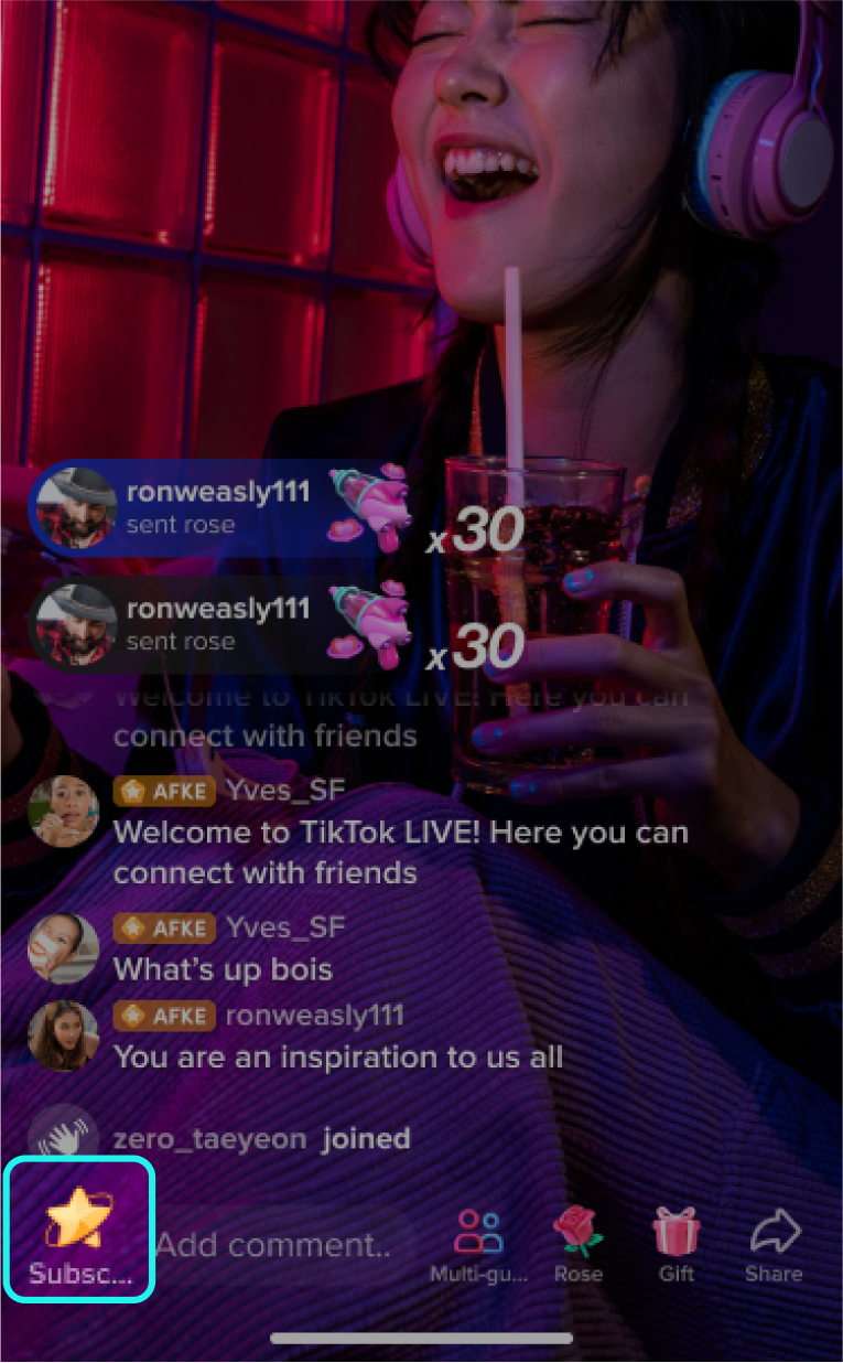 When new subscribers join, encourage everyone in the chat to give them ...