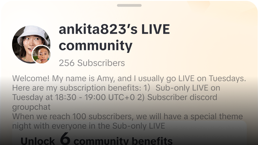 Step 2: Share your goal with your viewers